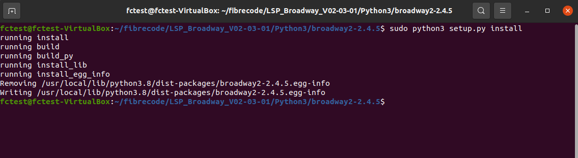 Setup Linux Driver – FibreCode Docs