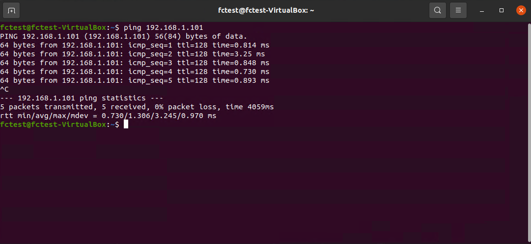 Network Basics – Ping – FibreCode Docs